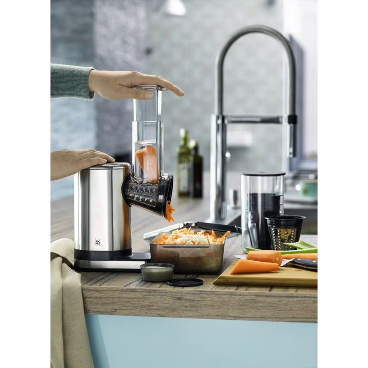 Salatzubereiter WMF Küchen minis Silber