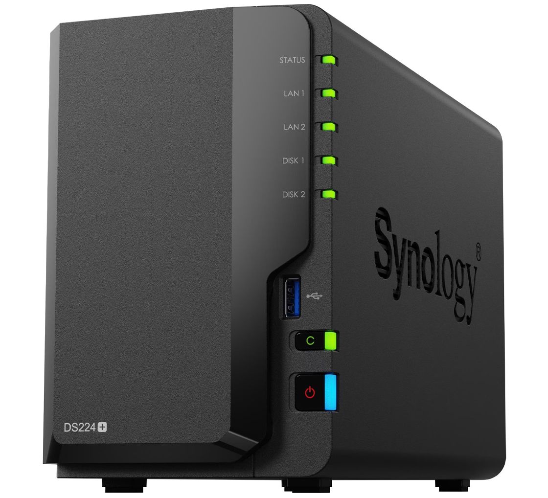 2-bay-NAS mit 2x 4 TB HDDs Synology DiskStation DS224+