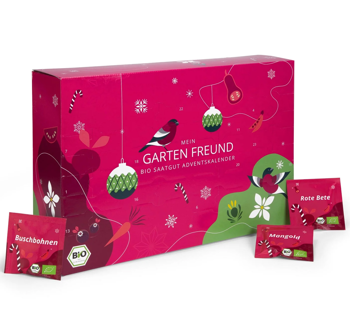 Calendrier de l'Avent Graines de coquelicot BIO
