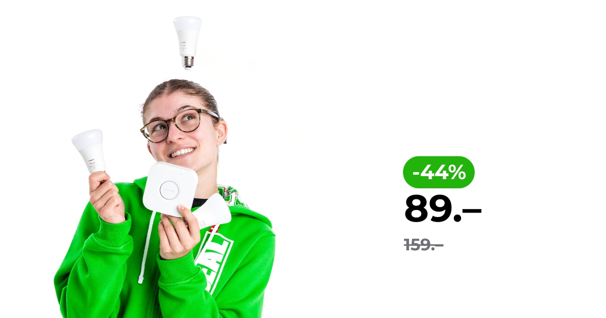 Leuchtmittel-Starterset Philips Hue White & Color Ambiance