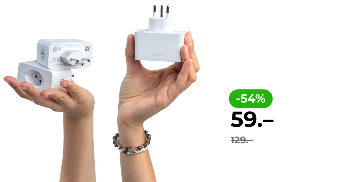 Smart-Plug-Set (3 Stück) Philips Hue Smart Plug CH